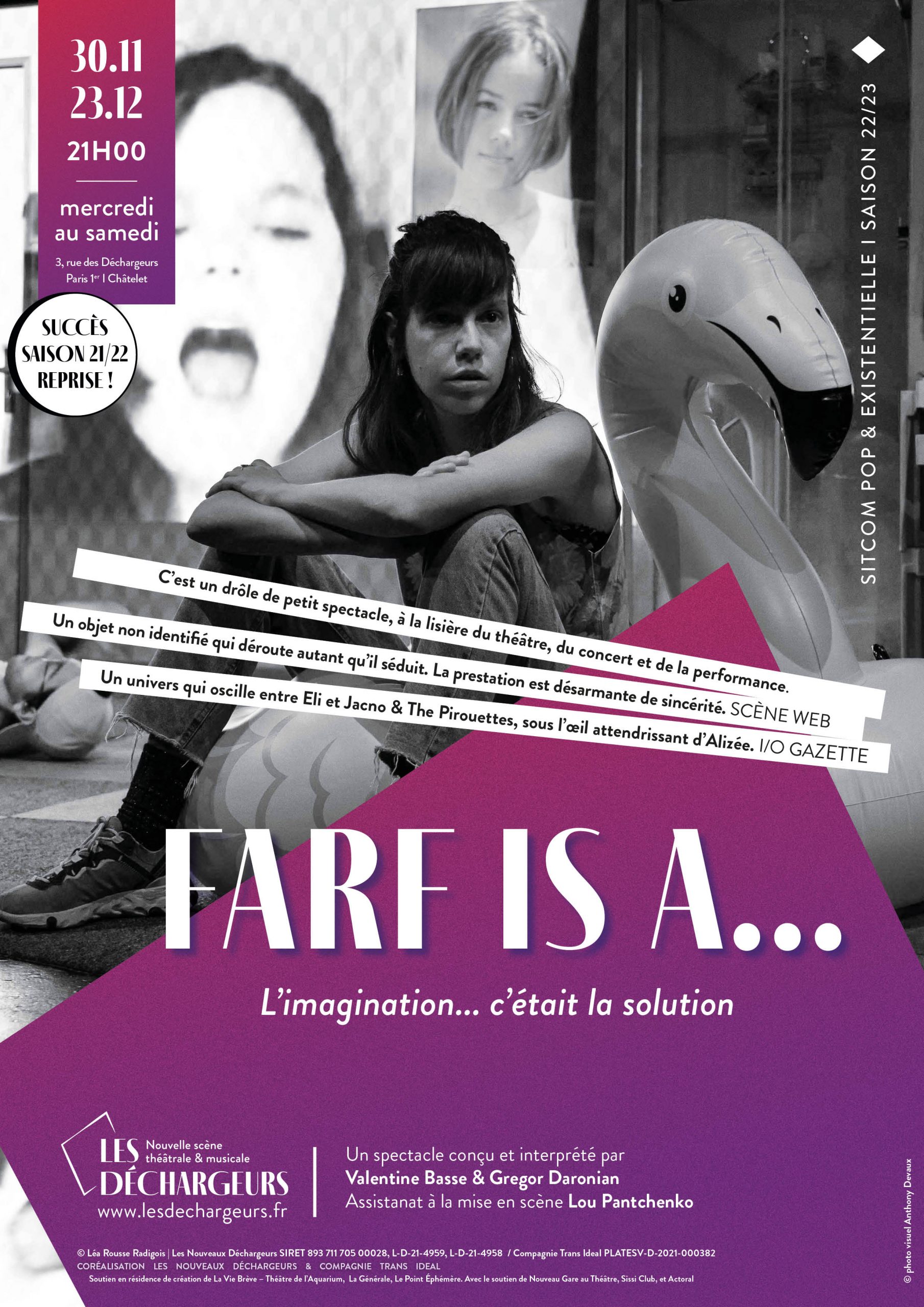 Farf is a – Les Déchargeurs – Je n'ai qu'une vie – Des émotions à partager