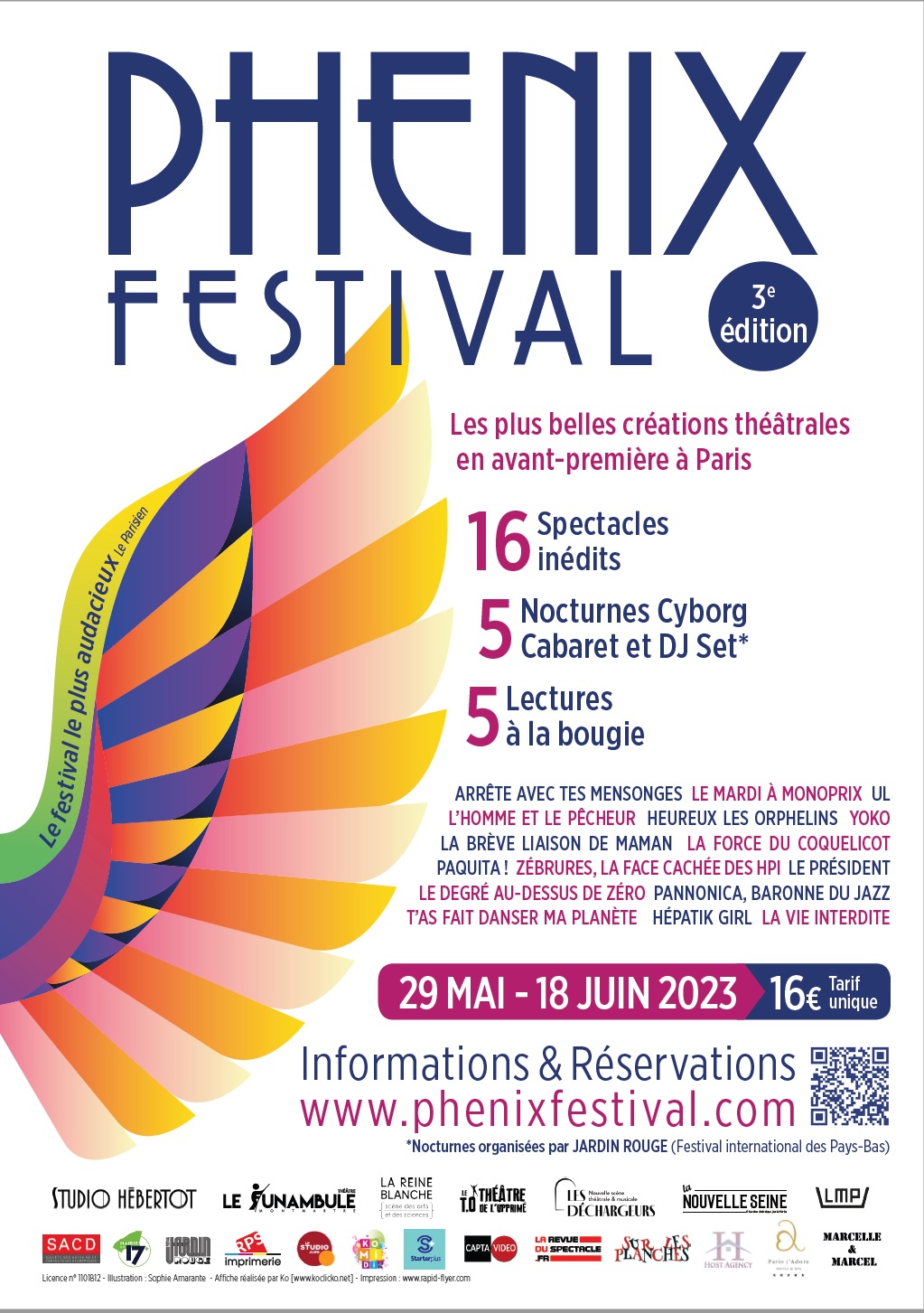 Festivals 2023 – Phénix Festival – 29 mai – 18 juin 2023 – Paris – De ...