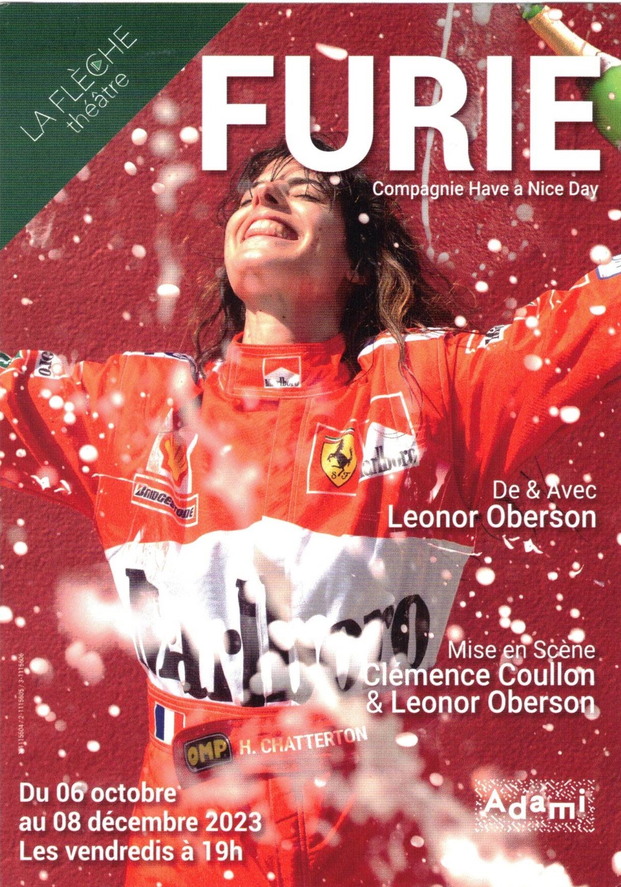 Furie – Théâtre La Flèche – Je n'ai qu'une vie – Des émotions à partager